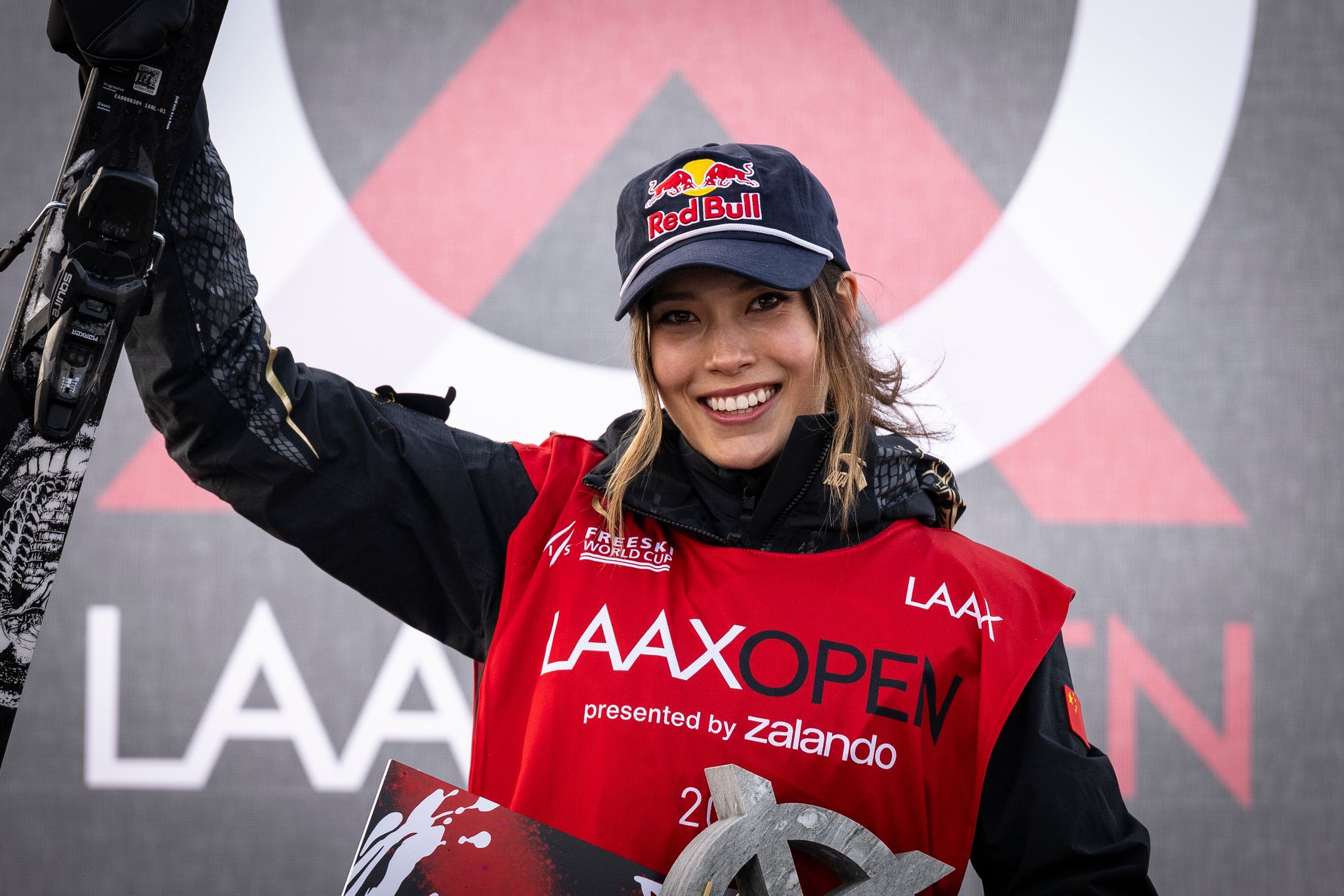Gu warms up for Olympics by retaining her Laax ski slopestyle title ...