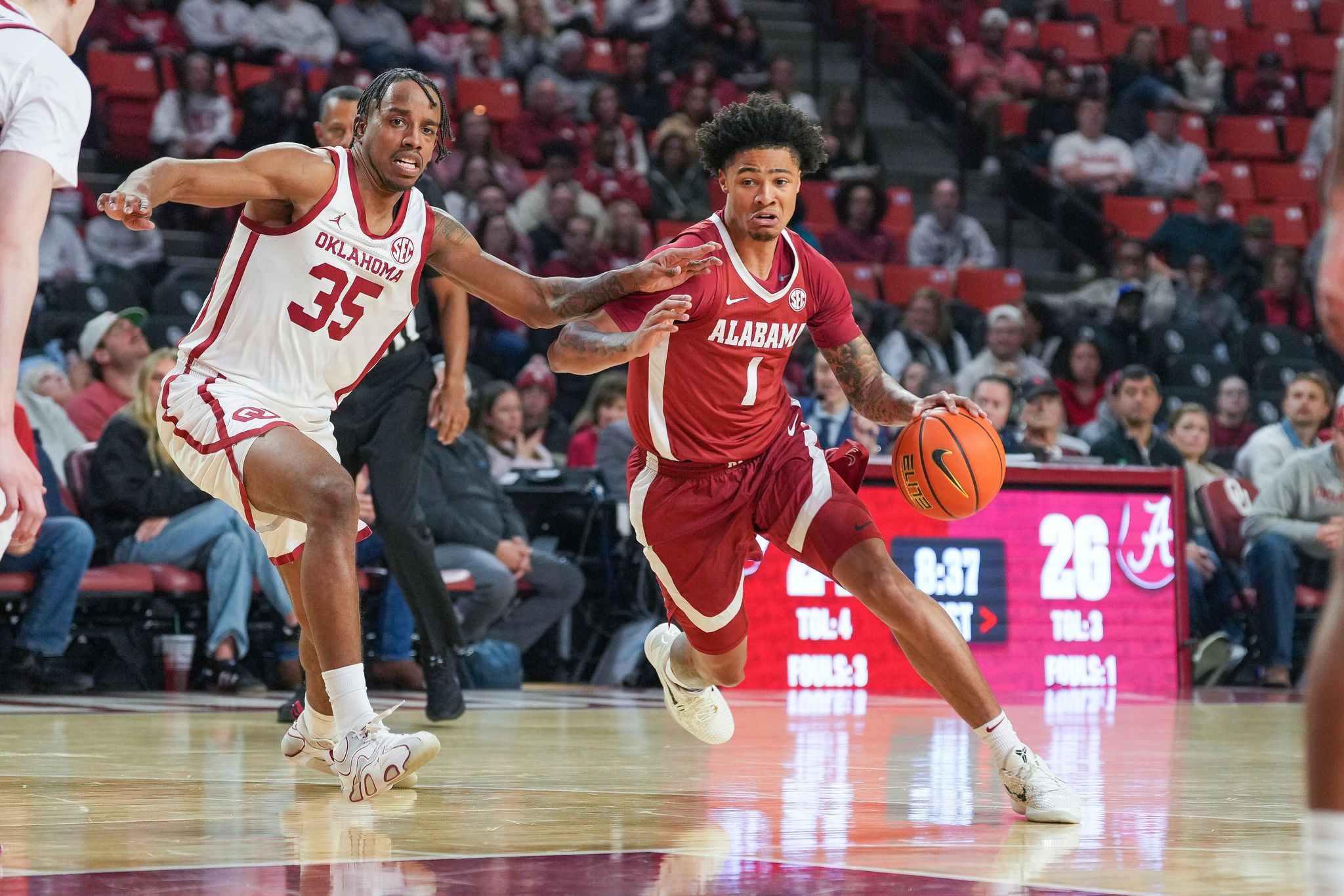 Labaron Philon's 23 points and Aiden Sherrell's 21 help No. 18 Alabama ...