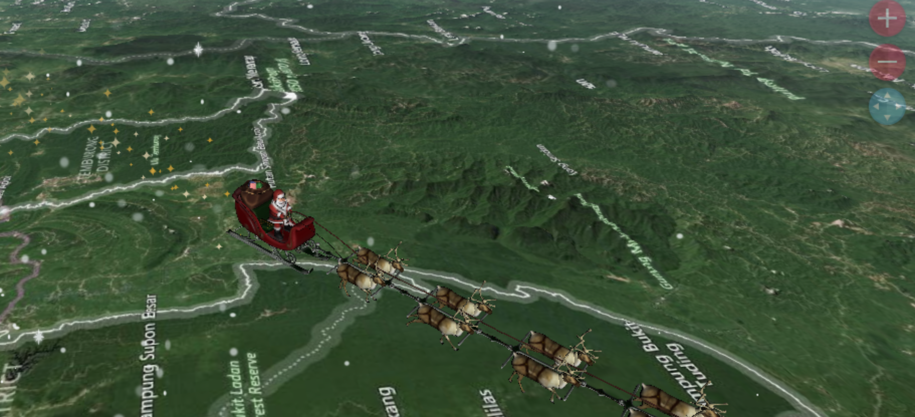 Por dónde viene Santa Claus: recorrido del trineo de Santa para saber ...