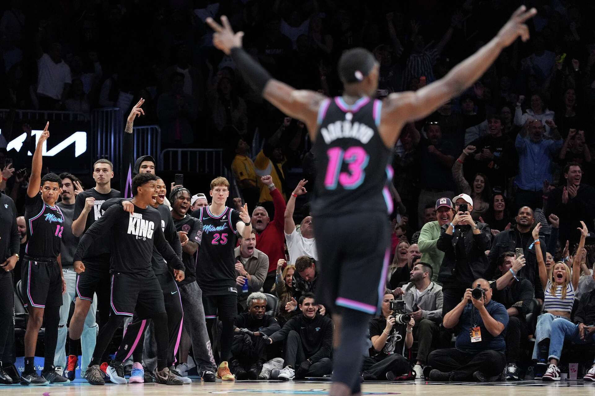 Andrew Wiggins' late 3-pointer secures Miami's 122-120 win over ...