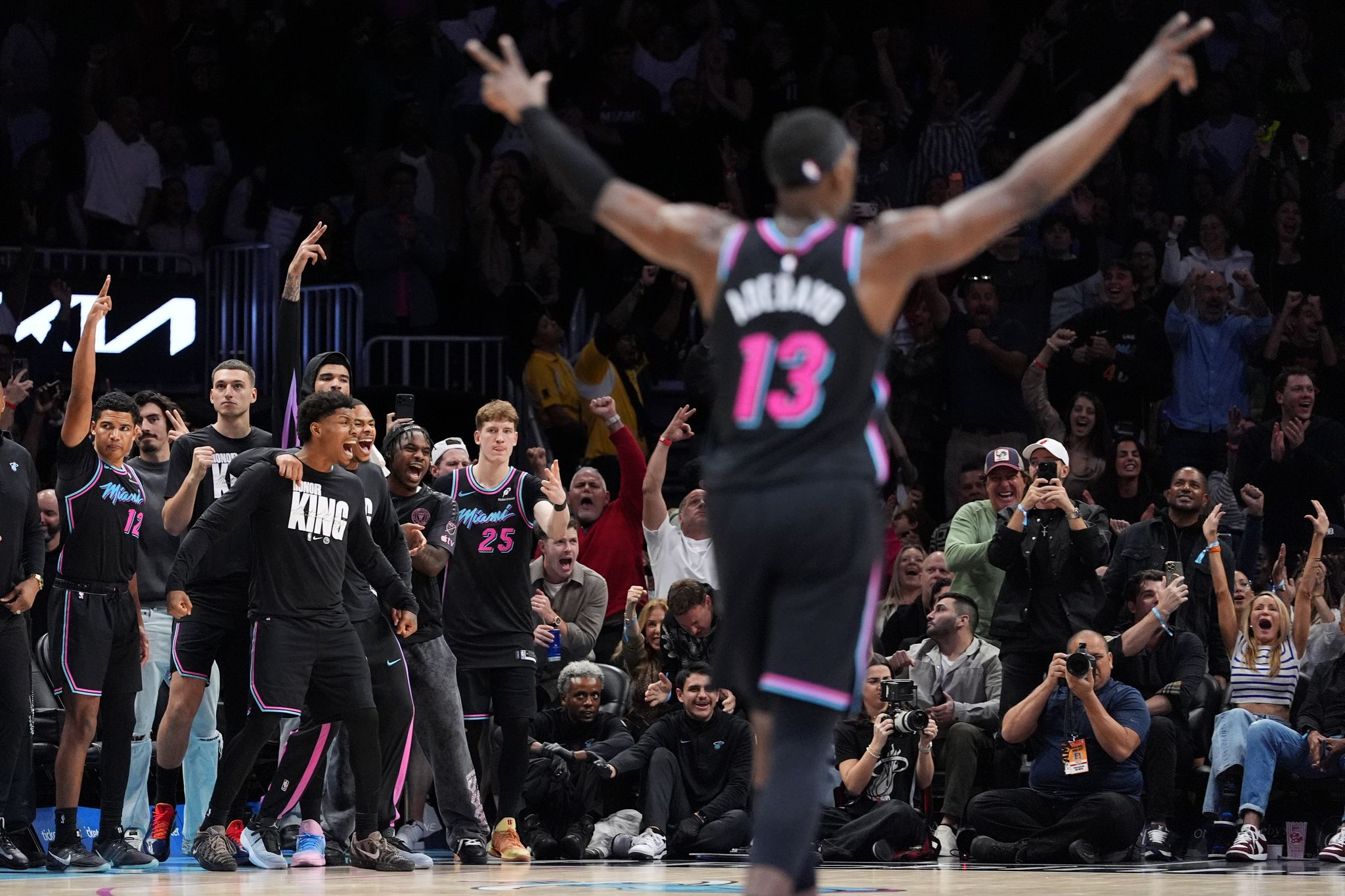 Andrew Wiggins' late 3-pointer secures Miami's 122-120 win over ...