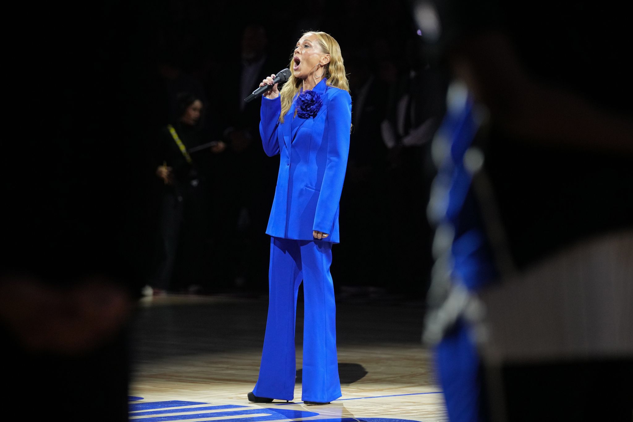 Heckler yells 'leave Greenland alone!' during US national anthem at NBA ...