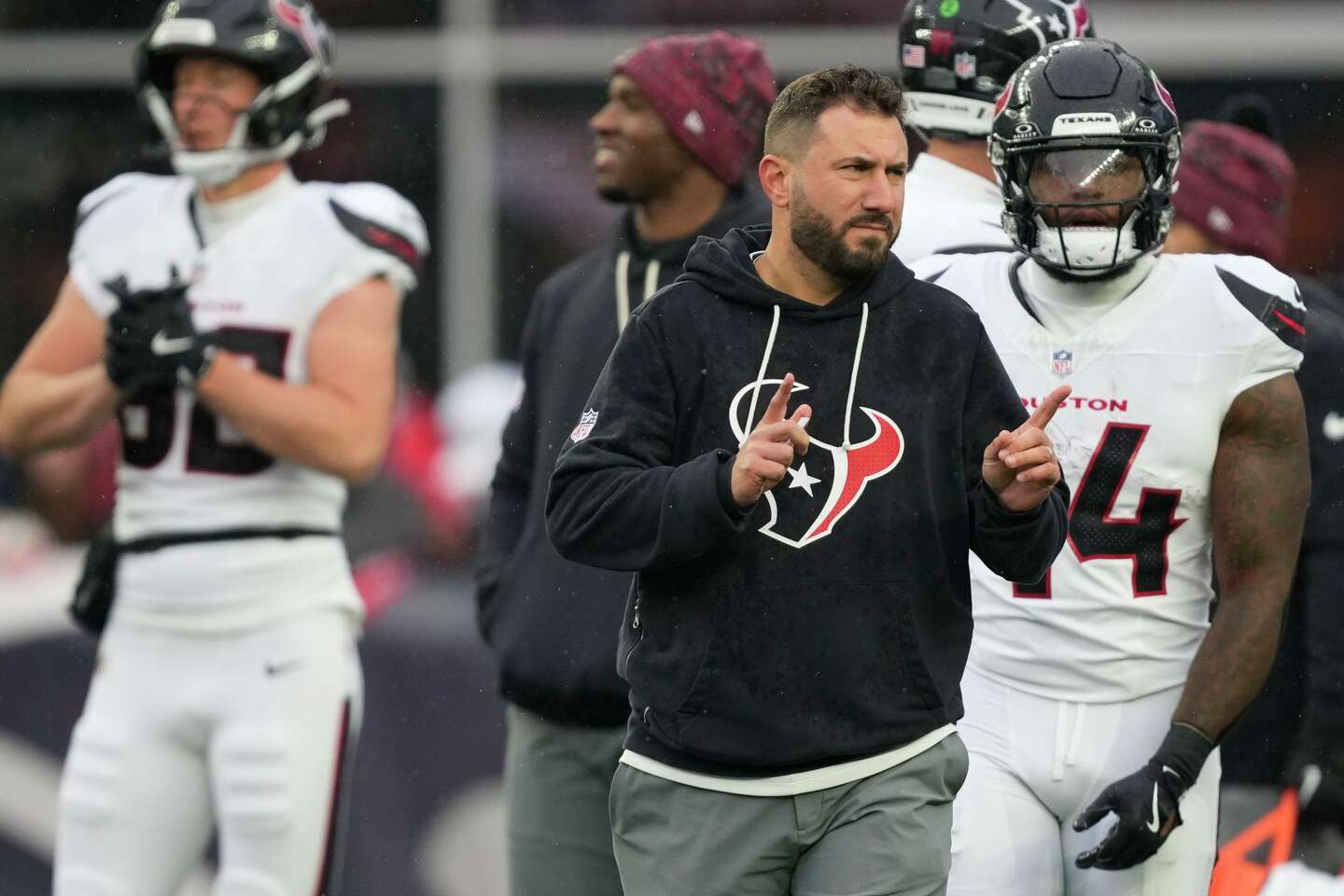Will Texans' coach DeMeco Ryans fire offensive coordinator Nick Caley?