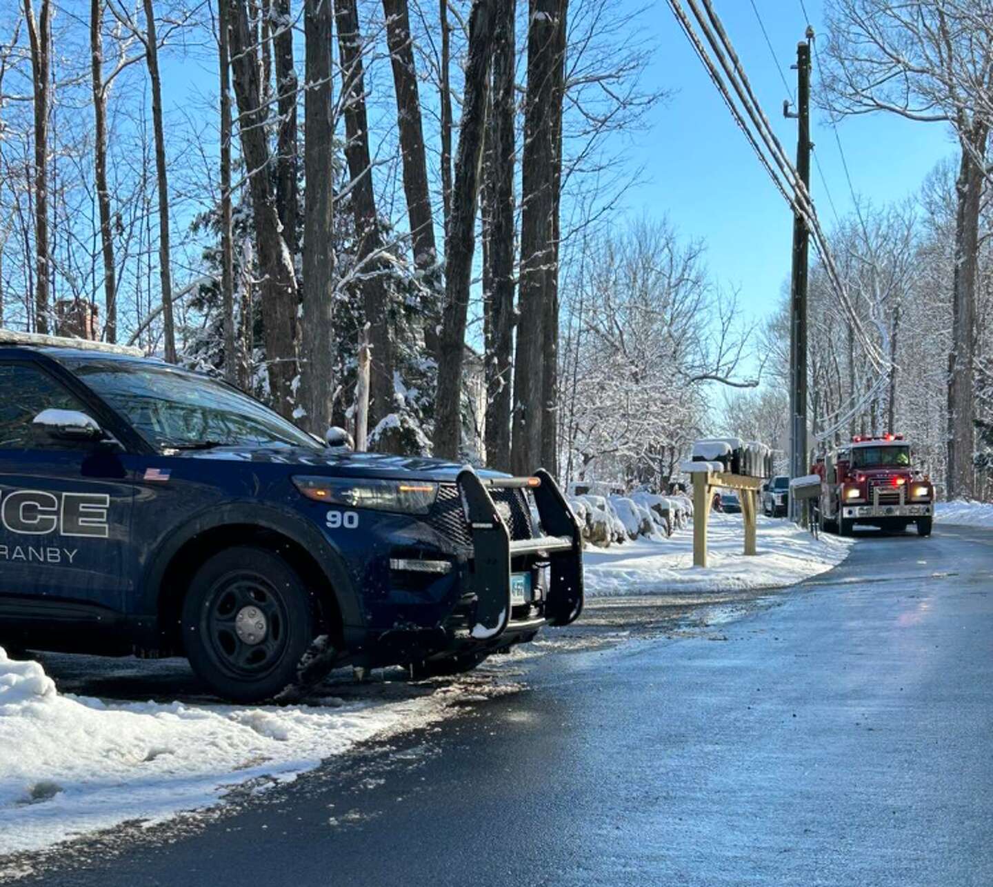 Officials: Person, 2 dogs rescued from Granby fire on Lost Acres Road