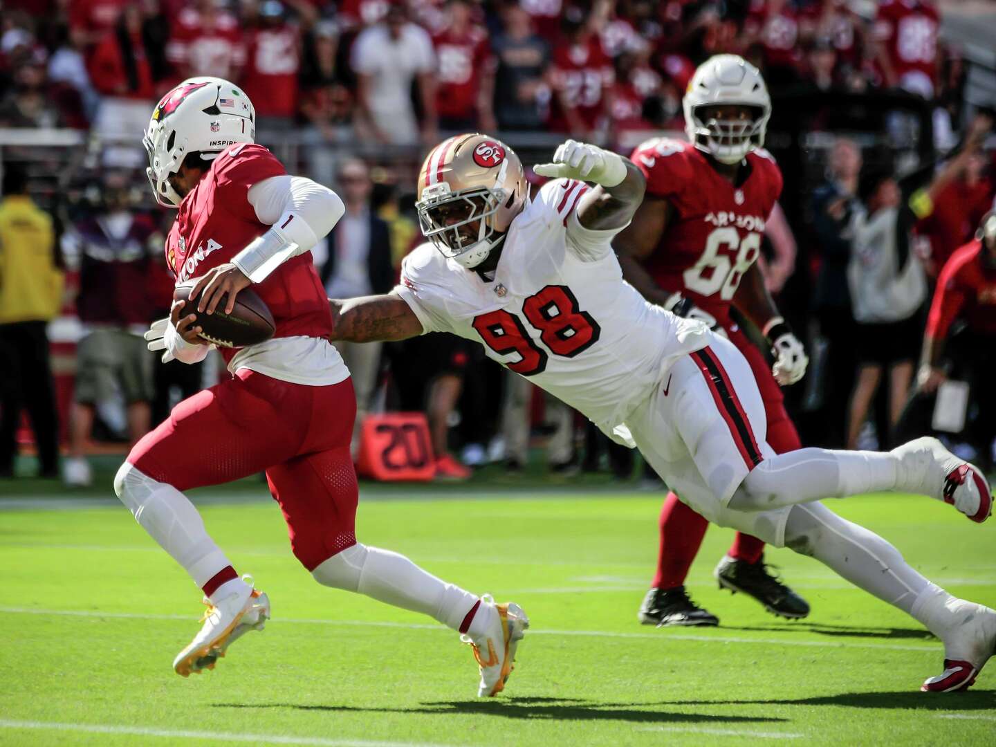 49ers’ Mykel Williams on season-ending knee injury: ‘It’s been hard’