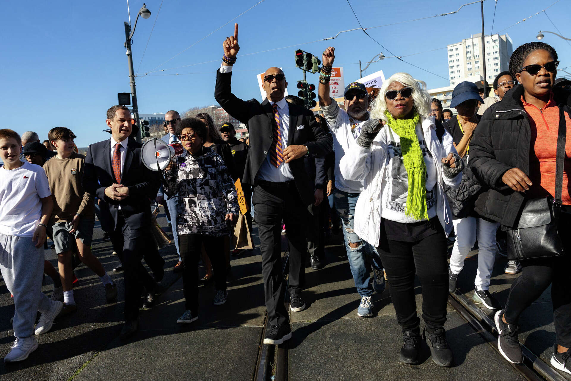 MLK Day: S.F. and Oakland marchers honor civil rights icon