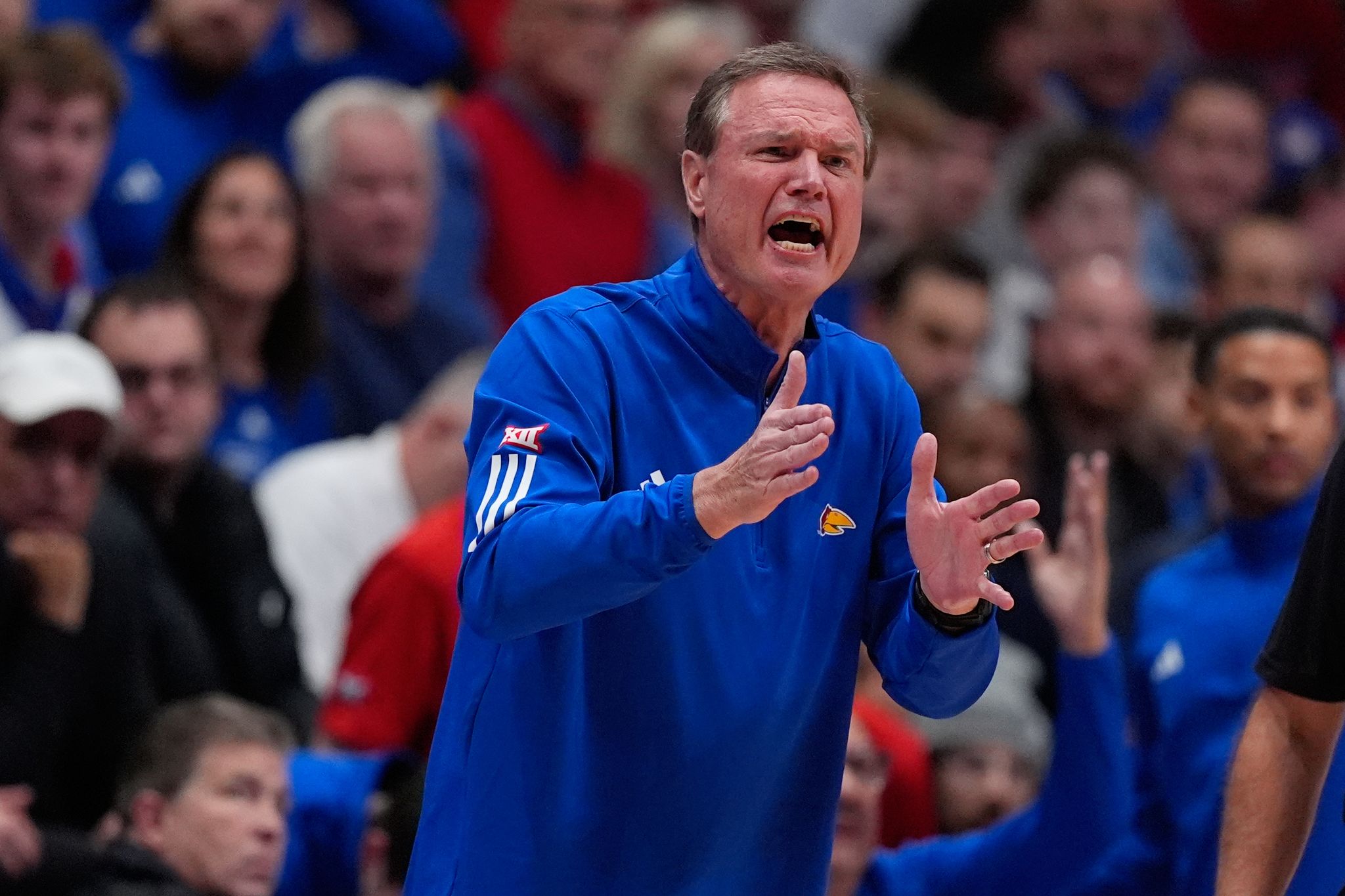 Kansas coach Bill Self plans to return vs. Kansas State, and Peterson ...