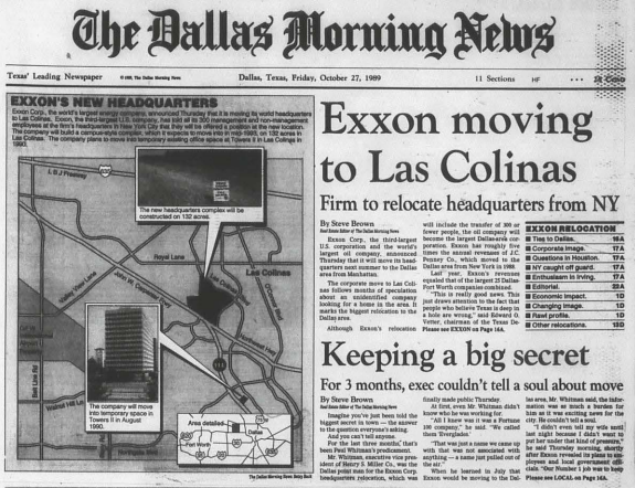 Exxon Mobil to exit Irving headquarters for Houston-area megacampus