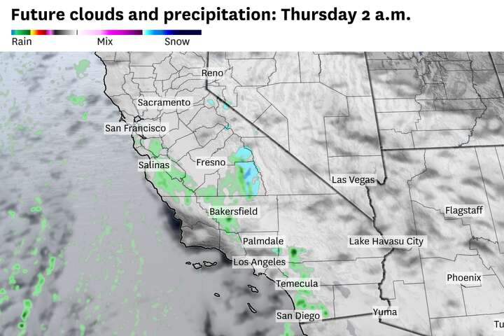 California weather: Rain for some, clouds and cooldown for most