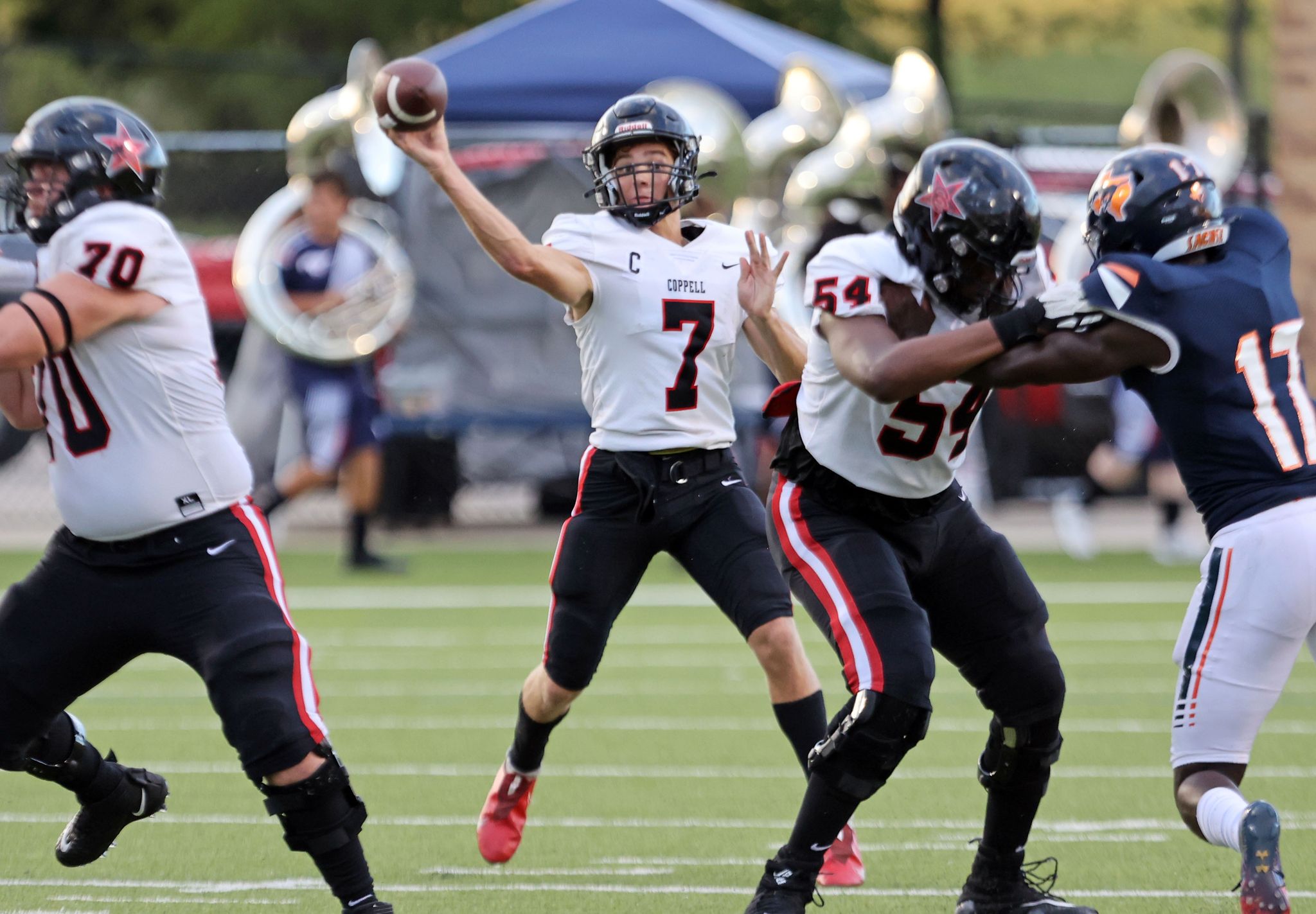 Photos: Touchdown dance! Coppell QB Jack Fishpaw celebrates a score ...