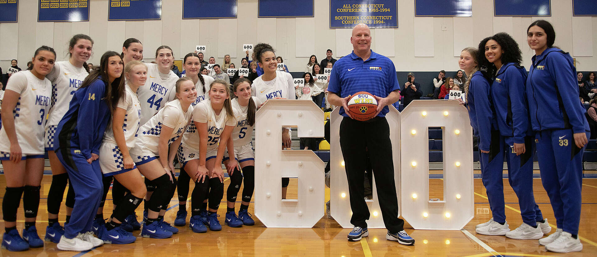 Longtime CT girls basketball coach Tim Kohs of Mercy wins 600th game