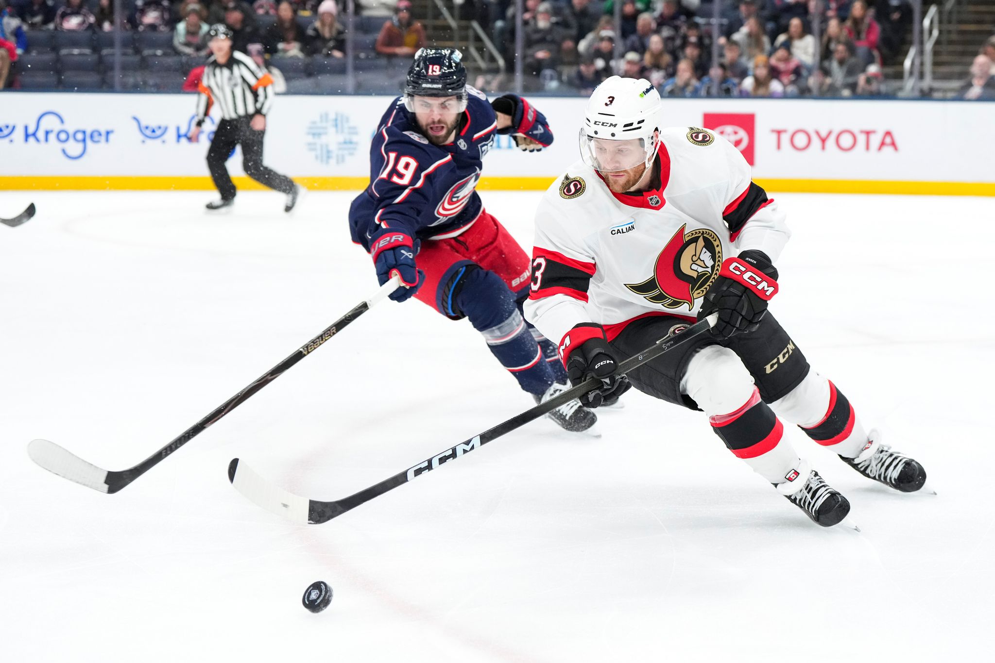 Kleven, Stutzle score early as Senators beat Blue Jackets 4-1