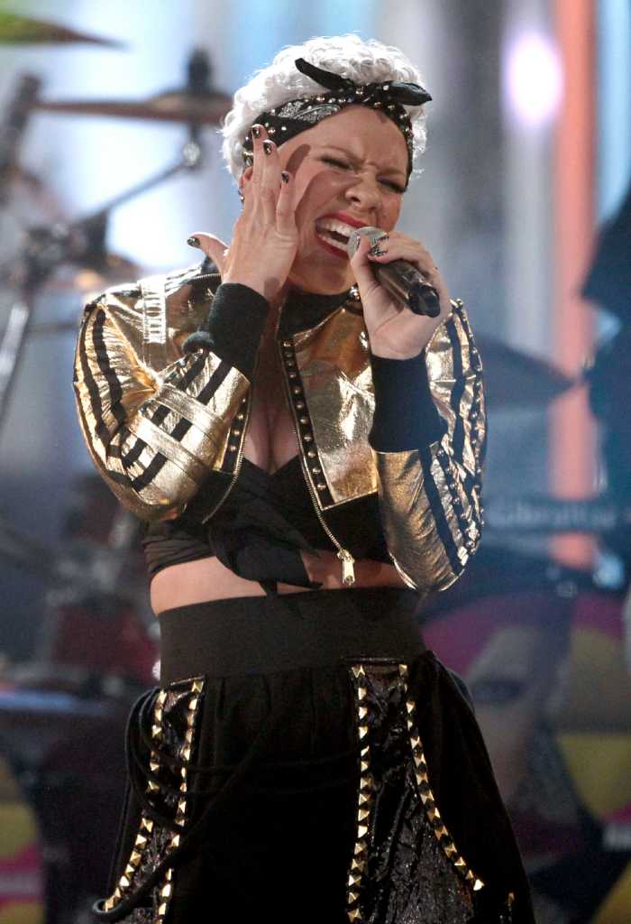 Rocker Pink has plenty to sing about