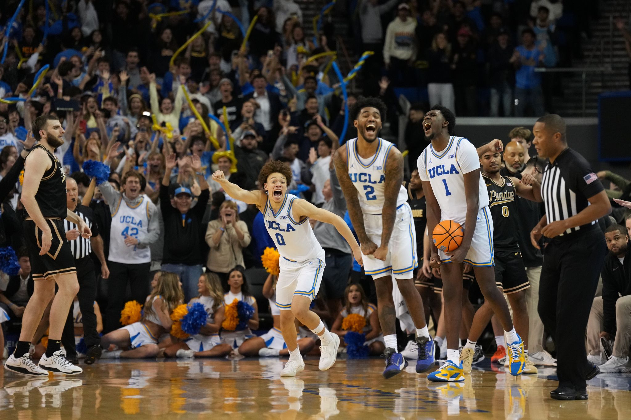 Bilodeau's late 3-pointer helps UCLA stun No. 4 Purdue, snapping ...