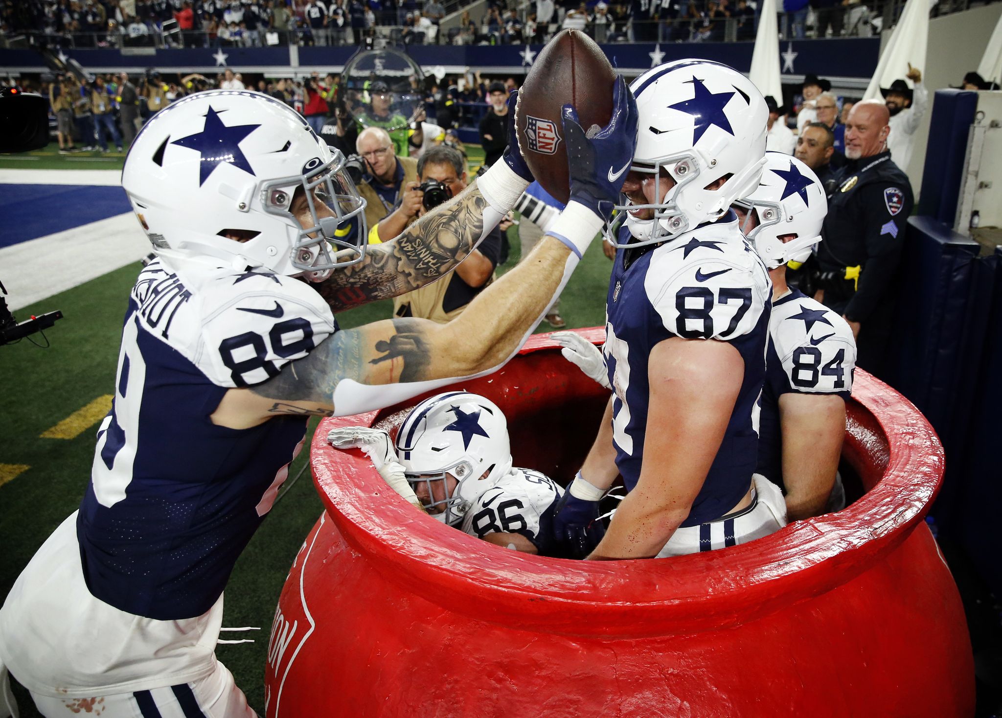 NFL fines Cowboys TE room for Whack-A-Mole celebration