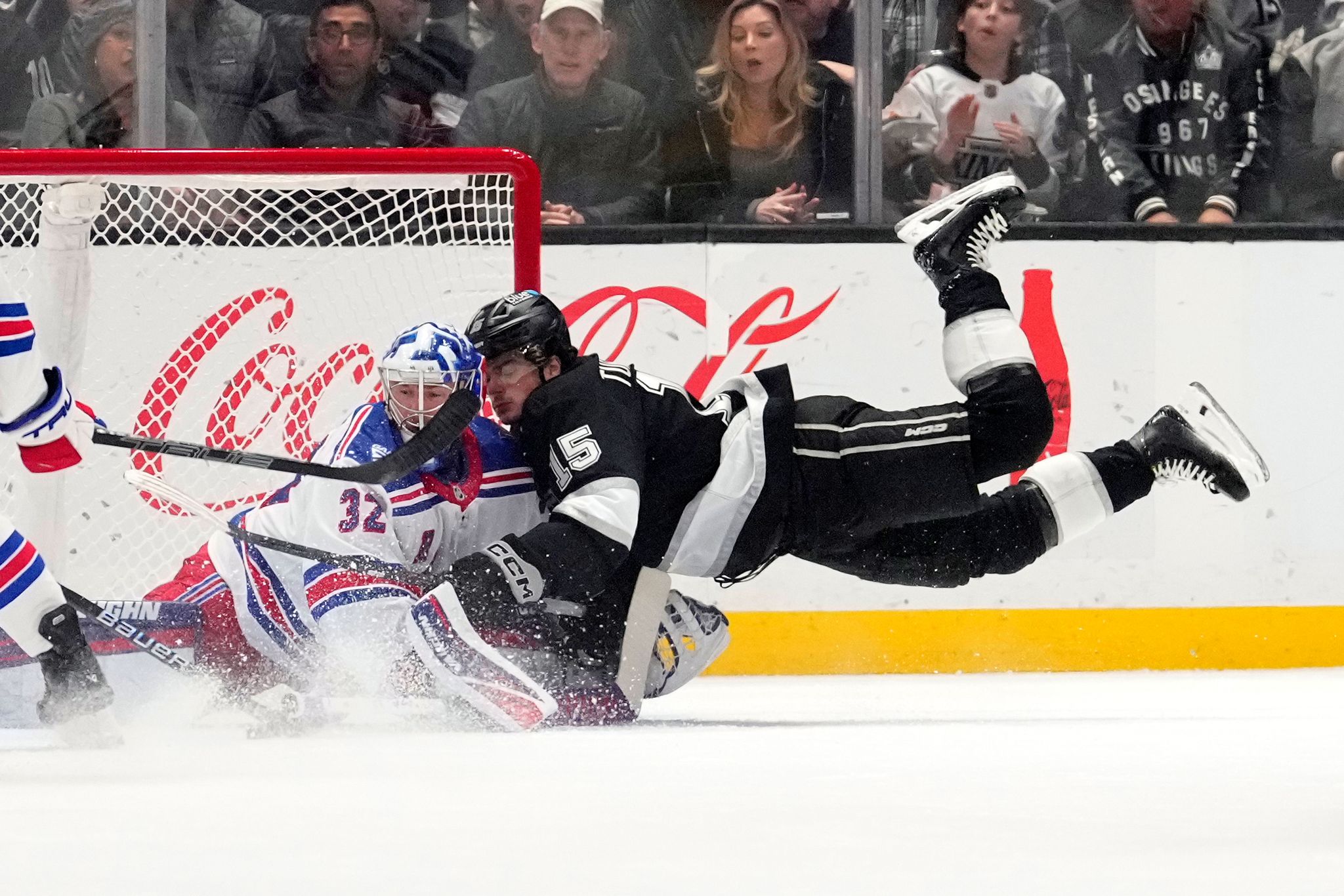 Anton Forsberg excels in relief of injured Darcy Kuemper in LA Kings' 4 ...
