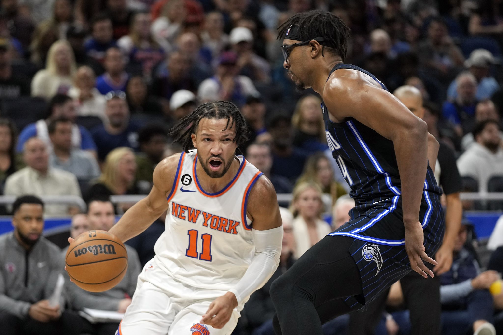 Ex-Mavs PG Jalen Brunson reacts to Knicks' trade for Josh Hart