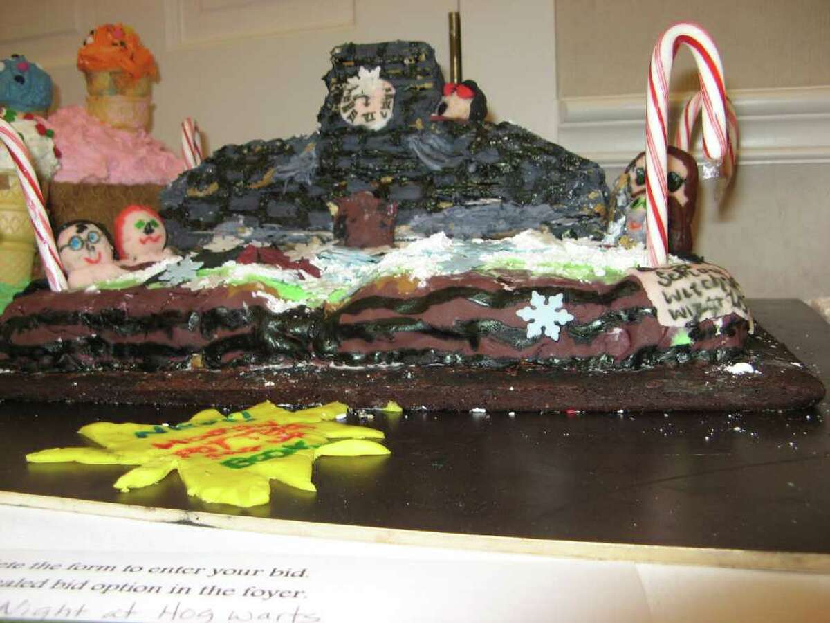 Gingerbread houses at the McFaddin-Ward House Visitor Center