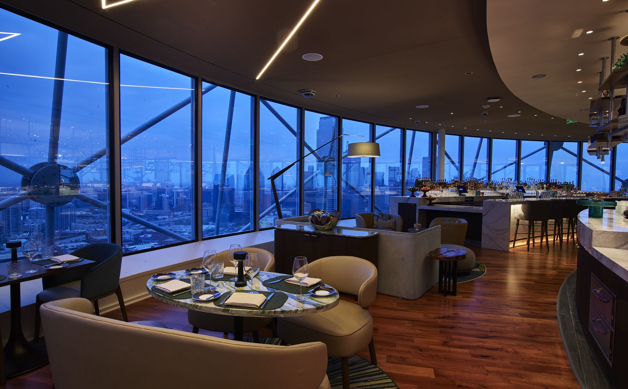 Reunion Tower restaurant opens for Sunday brunch