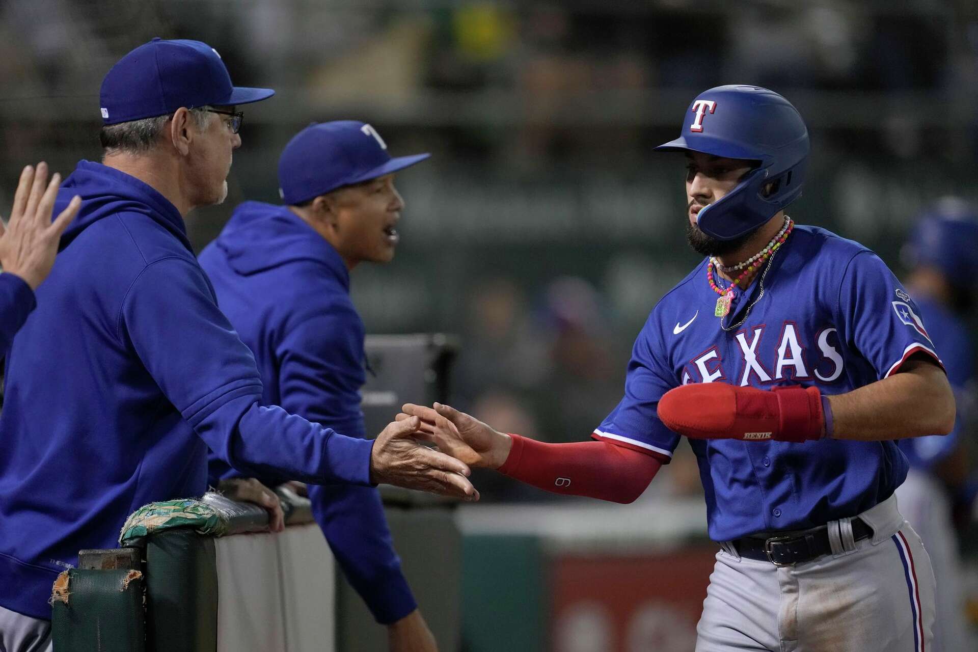 Rangers rookie Jonathan Ornelas knocks first career hit
