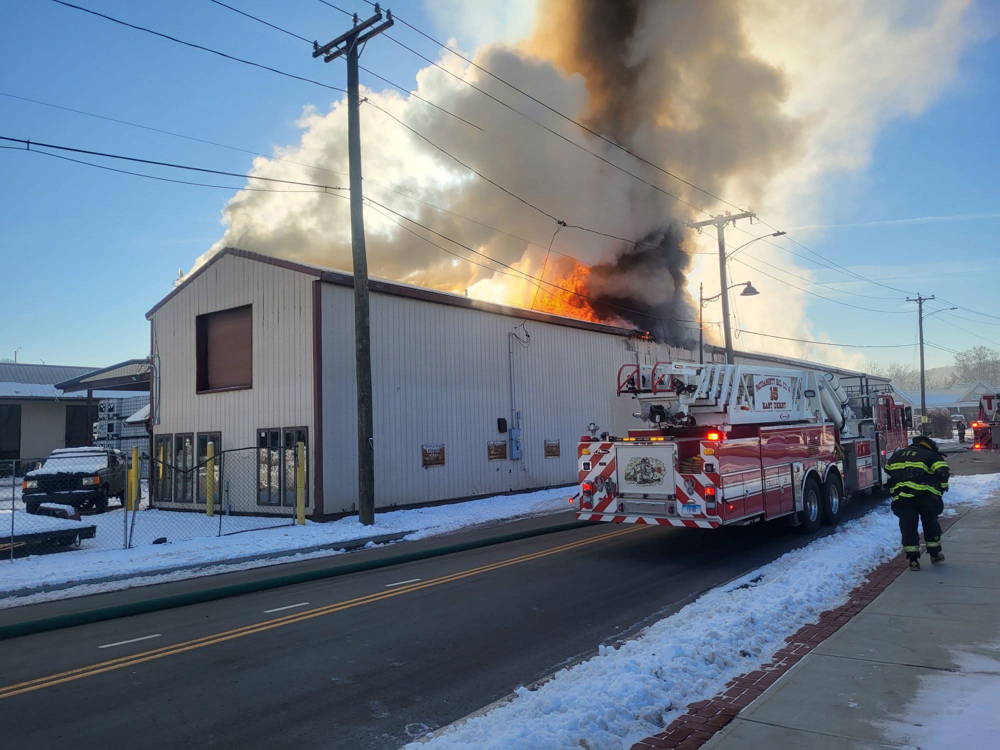 Derby firefighters put out 'major fire' on Factory Street: Officials