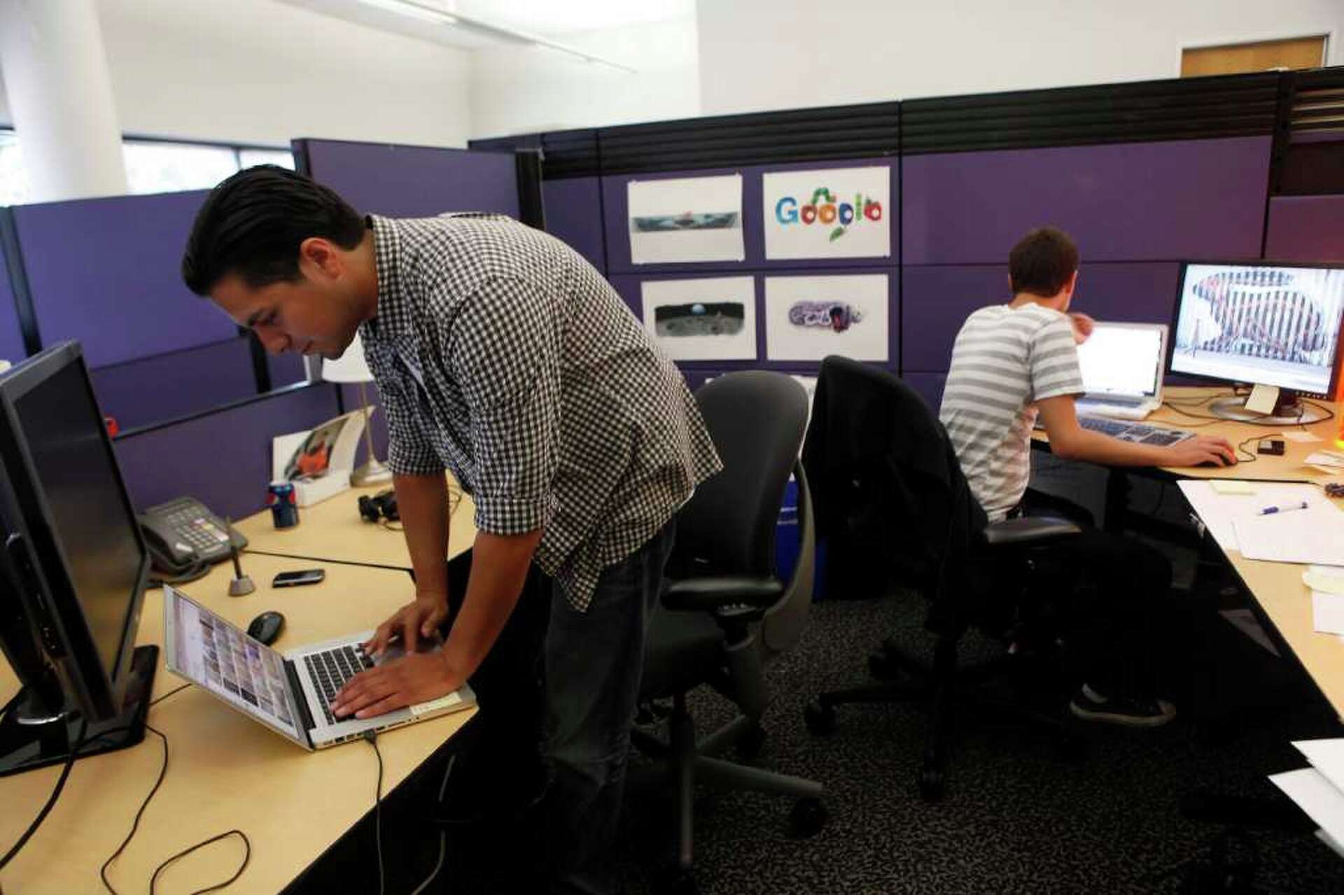 Google's doodlers humanize technology with art