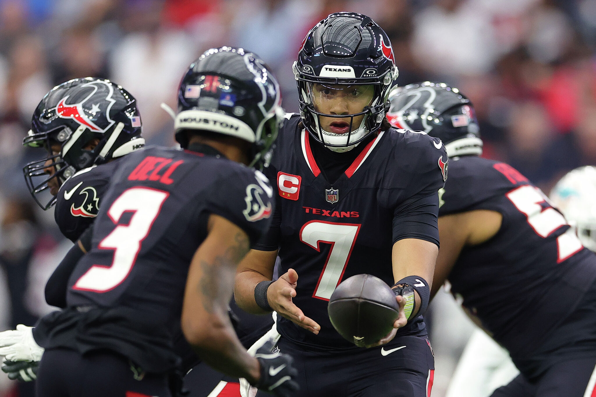 Texans expect Tank Dell back in spring after catastrophic knee injury