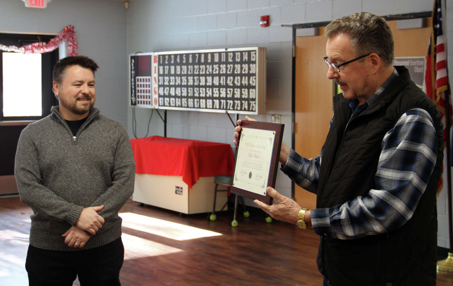Floyd Andrick presented with 2025 Citizen of the Year Award