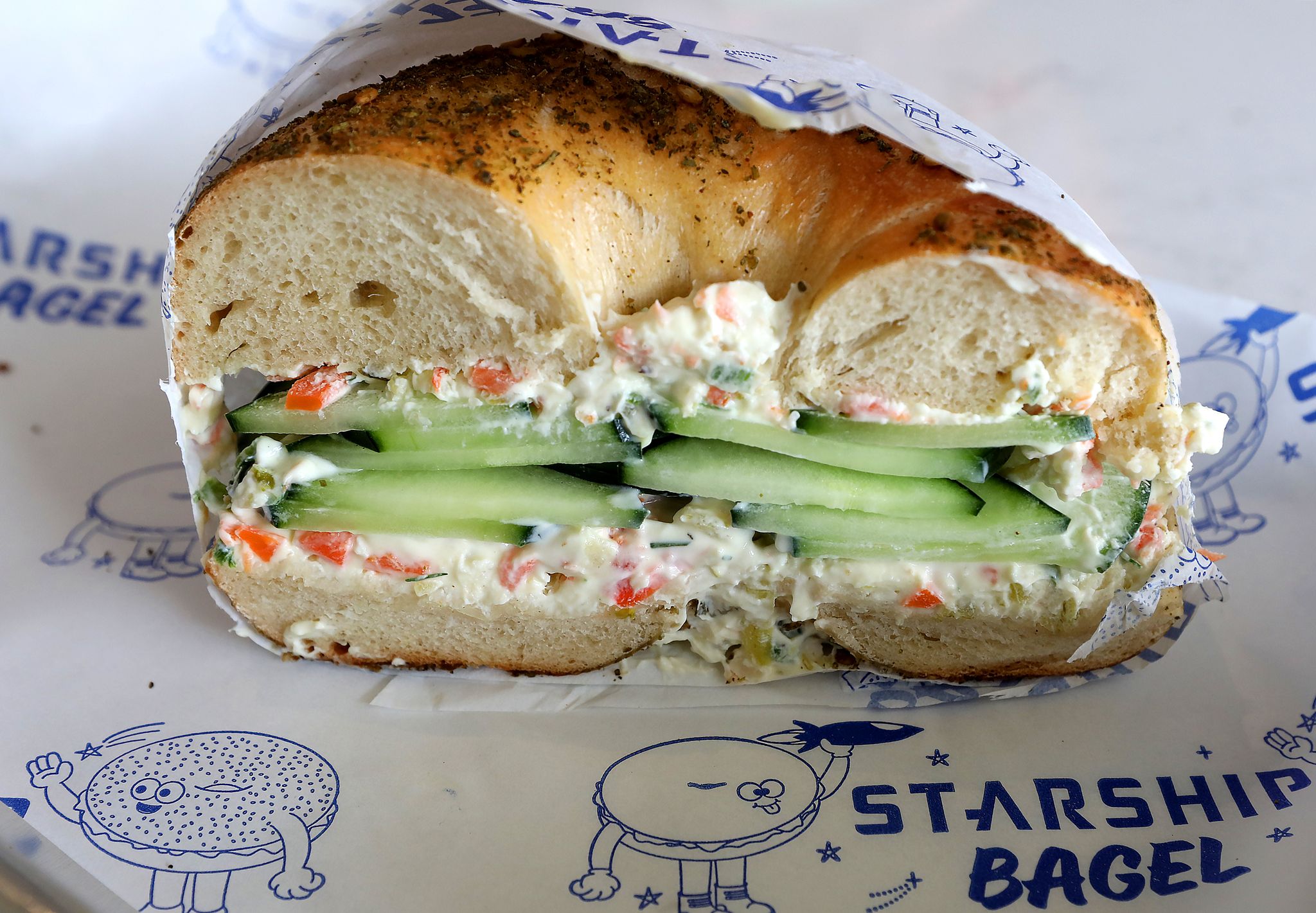Starship Bagel is the only Texas bagel shop at this year's BagelFest