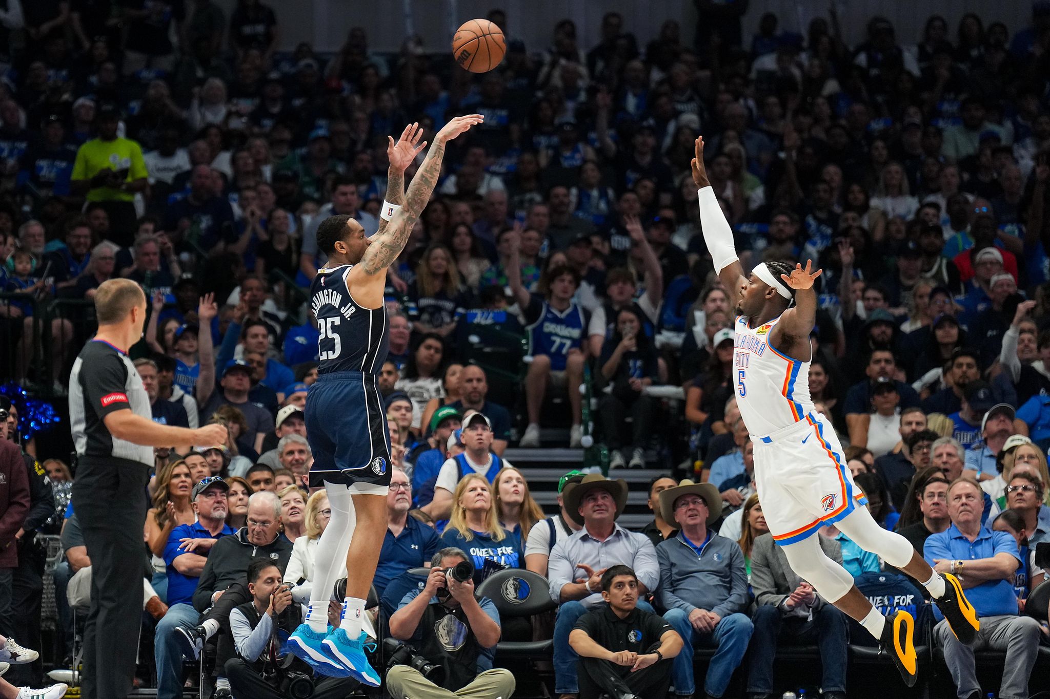 Mavs' P.J. Washington emerging as third scorer after two huge playoff games