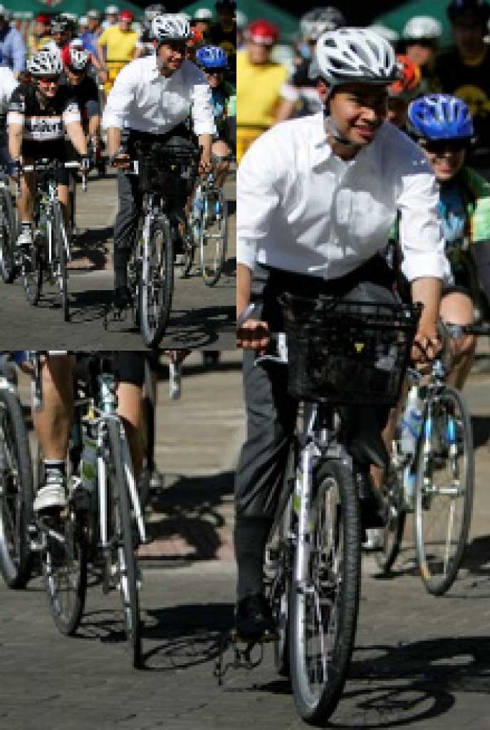 Mayor leads the way on bicycling summit