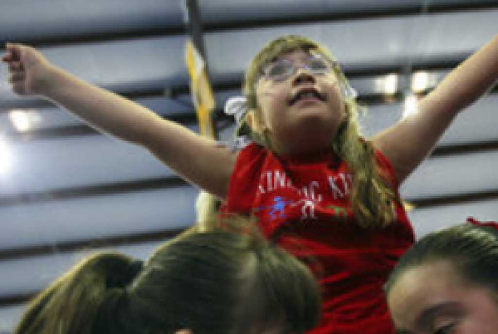 Camp spreading the cheer to special needs students