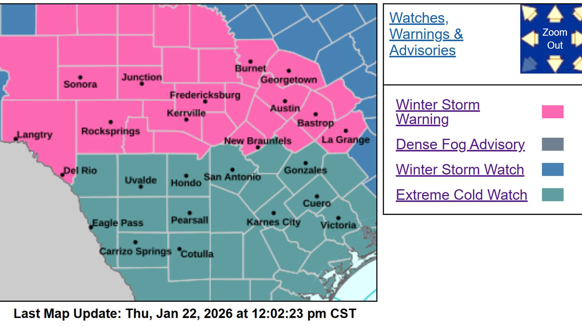 NWS issues winter storm warning for Central Texas: What it means