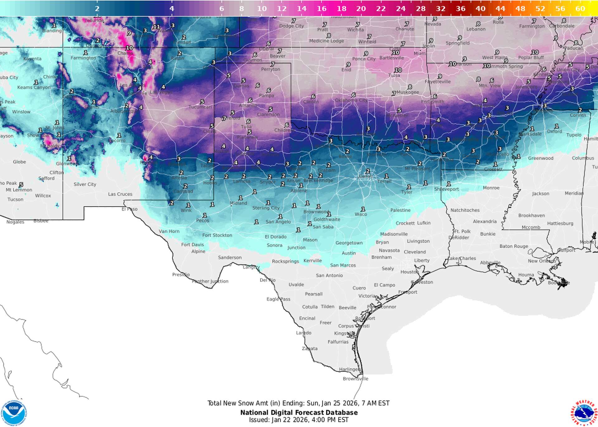 Winter storm warnings across Texas as snow and ice storm threatens