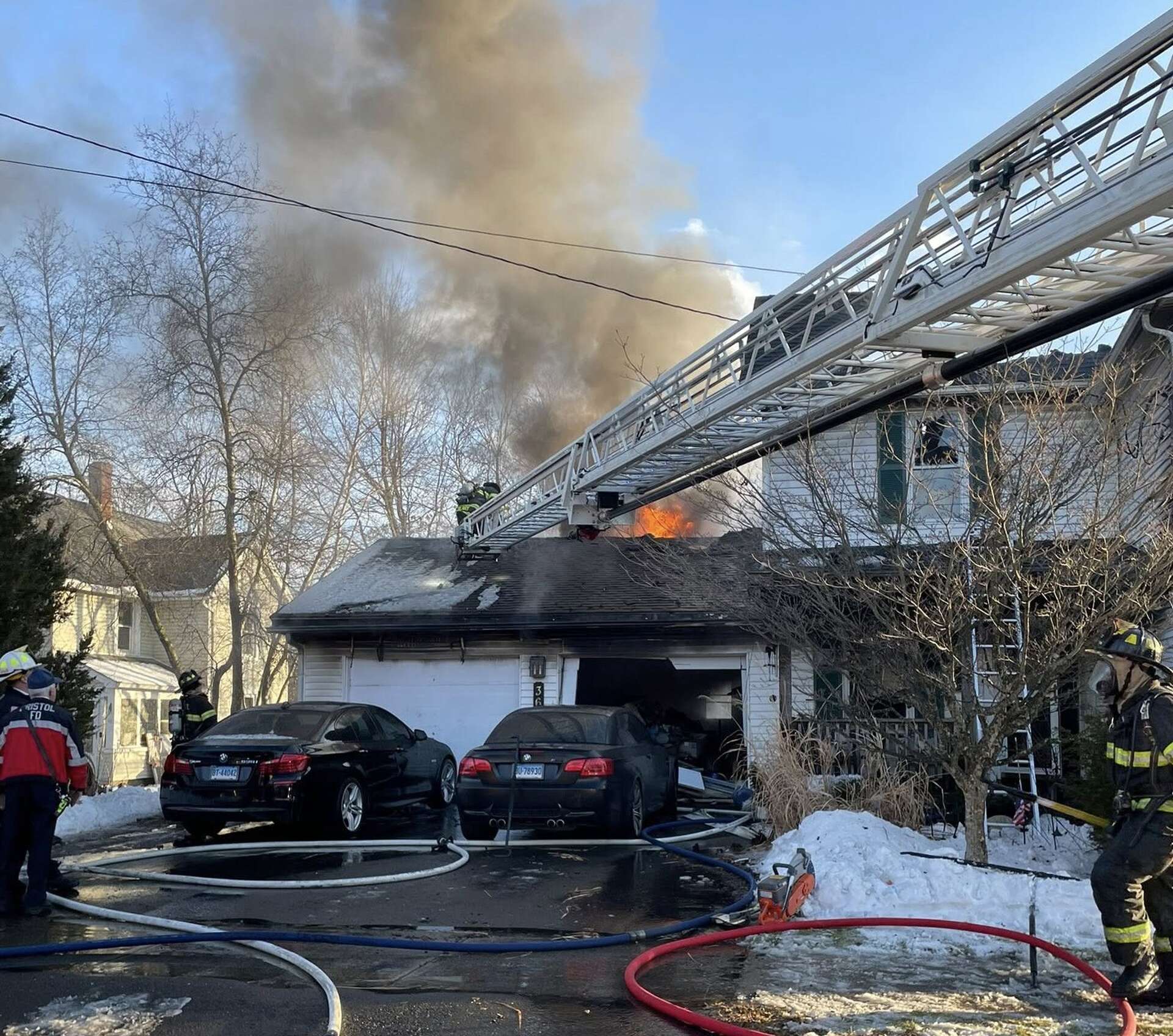 Bristol firefighters battle house fire on Mitchell Street: Officials
