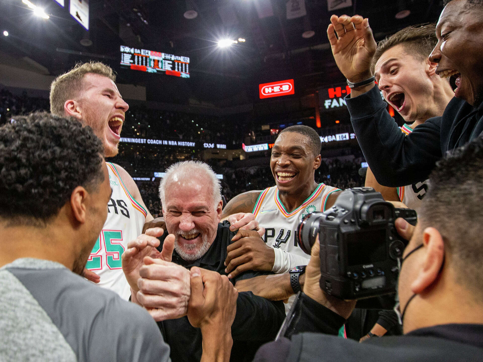 Gregg Popovich turned 77 Wednesday days after appearance in Austin