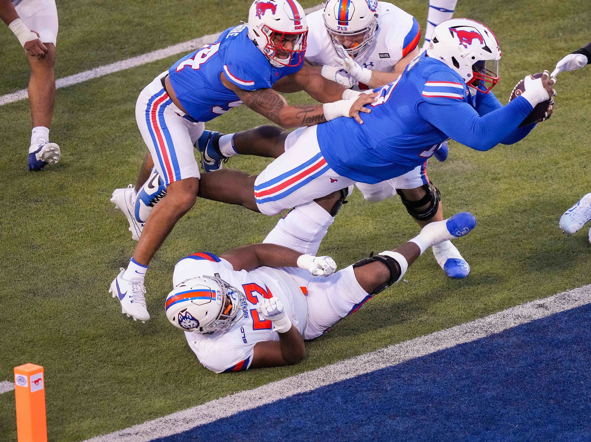 Anthony 'Tank' Booker has helped SMU build an ACC-worthy D-line
