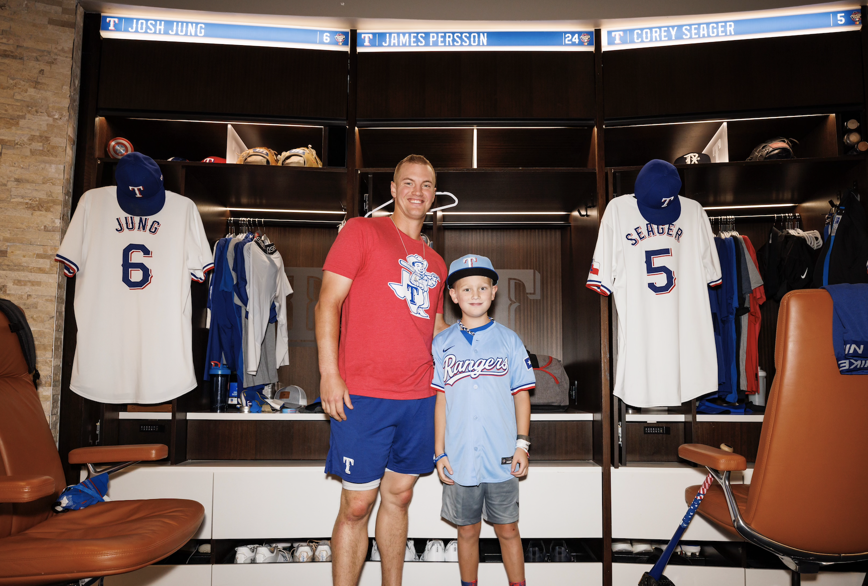 Rangers host Make-a-Wish kid James Persson and his 'golden heart'