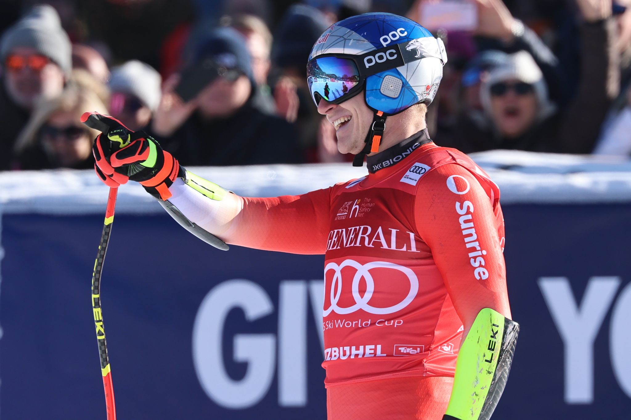 Odermatt narrowly beats Swiss teammate von Allmen to win last World Cup ...