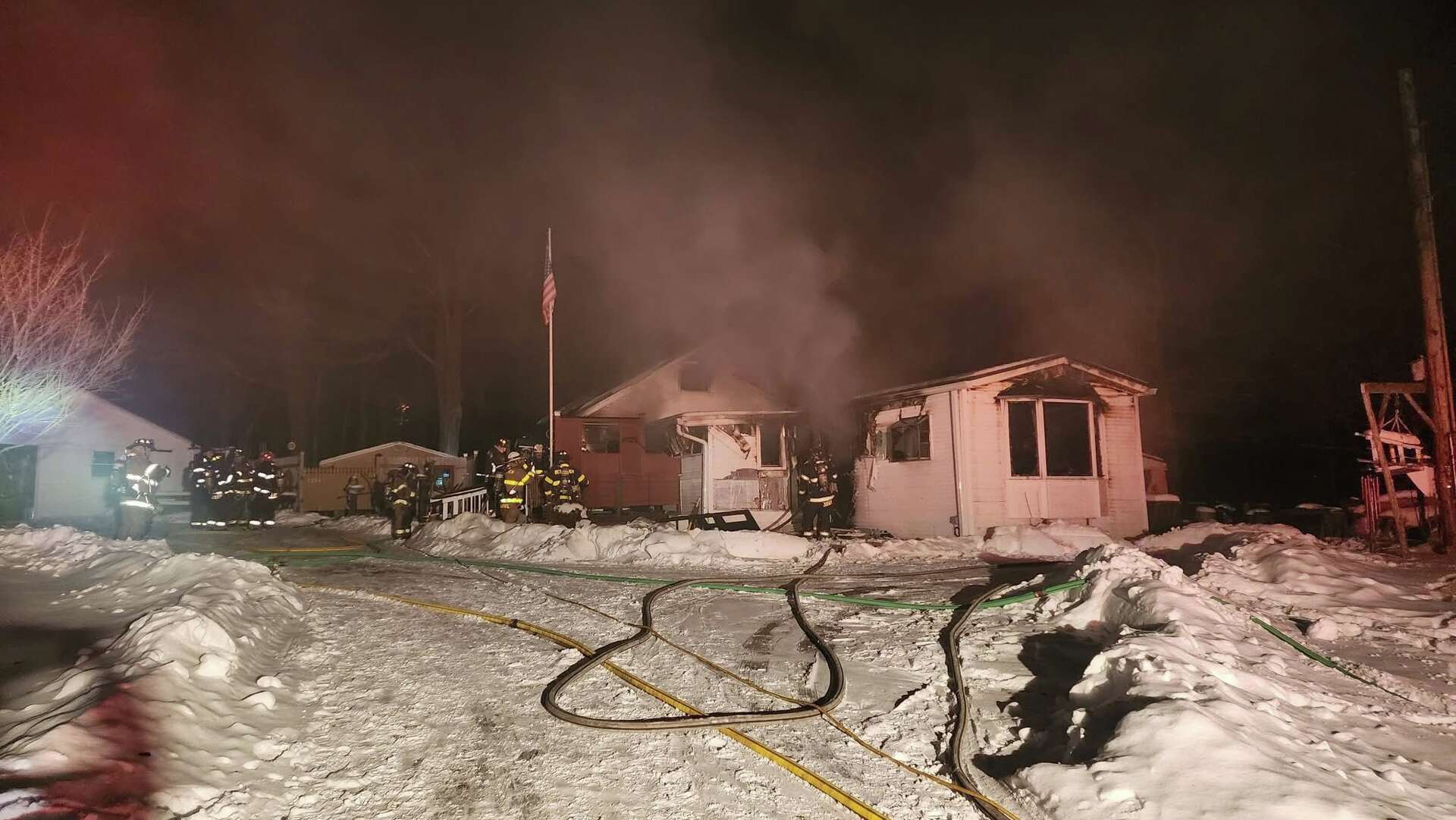 Litchfield residents displaced, pets missing after Bantam Road fire