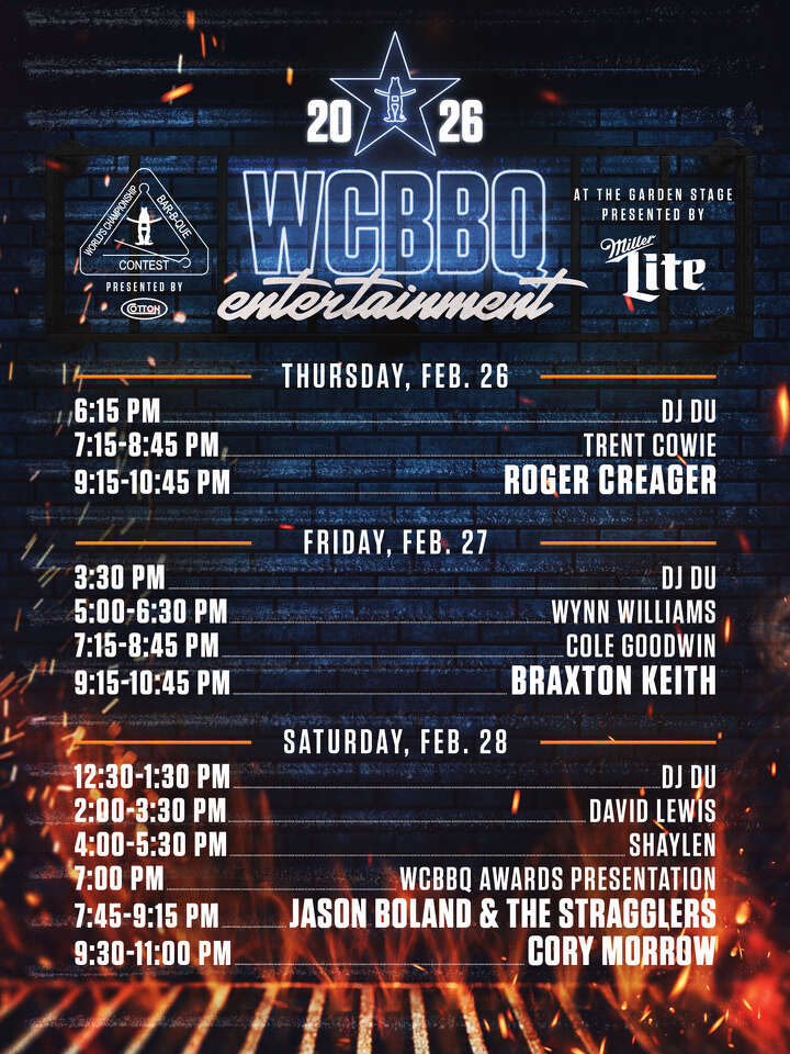 Houston Rodeo barbecue cook-off music lineup includes Braxton Keith