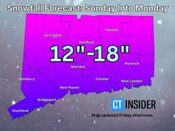 Tracking the latest timing and CT snow amounts for Sunday's storm
