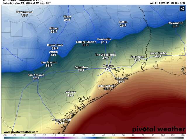 When will freezing weather hit Austin? Here's an hour-by-hour forecast