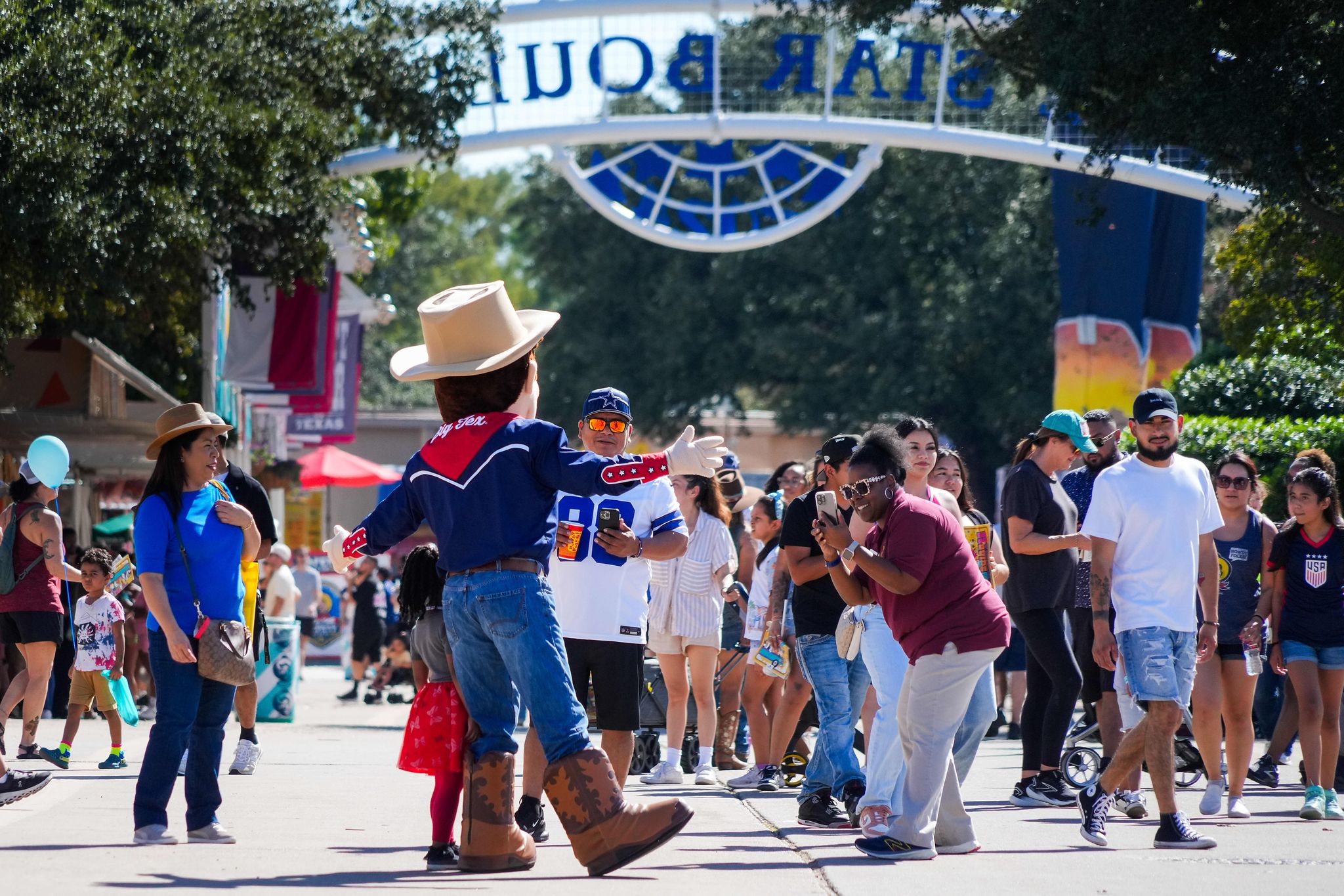 How many people went to TX state fair in September, October 2024?