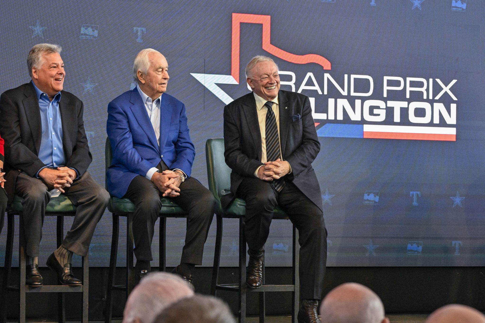 Jerry Jones talks legacy with Roger Penske at Grand Prix of Arlington
