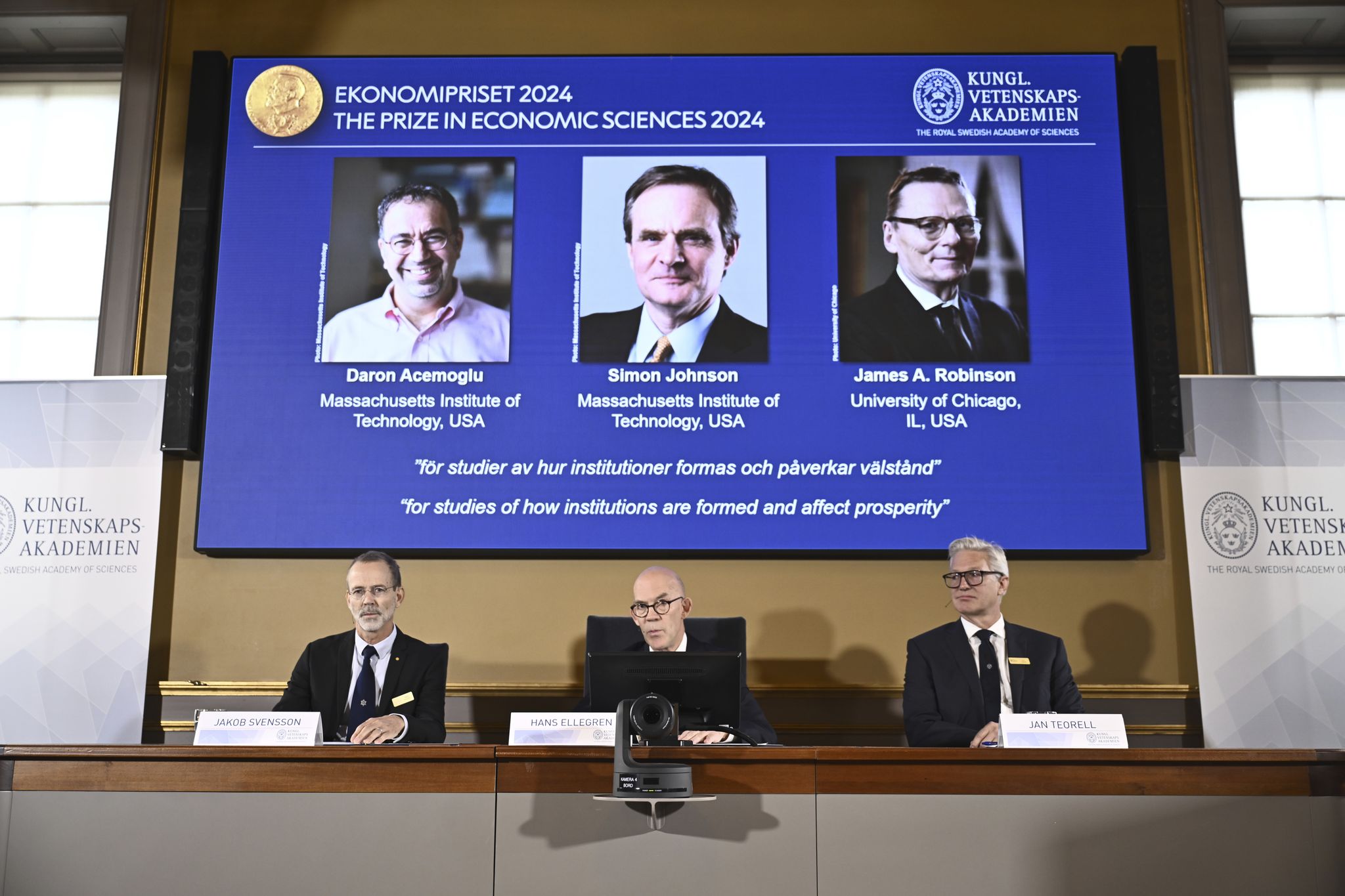 Trio In Us Win 2024 Nobel In Economics 3105