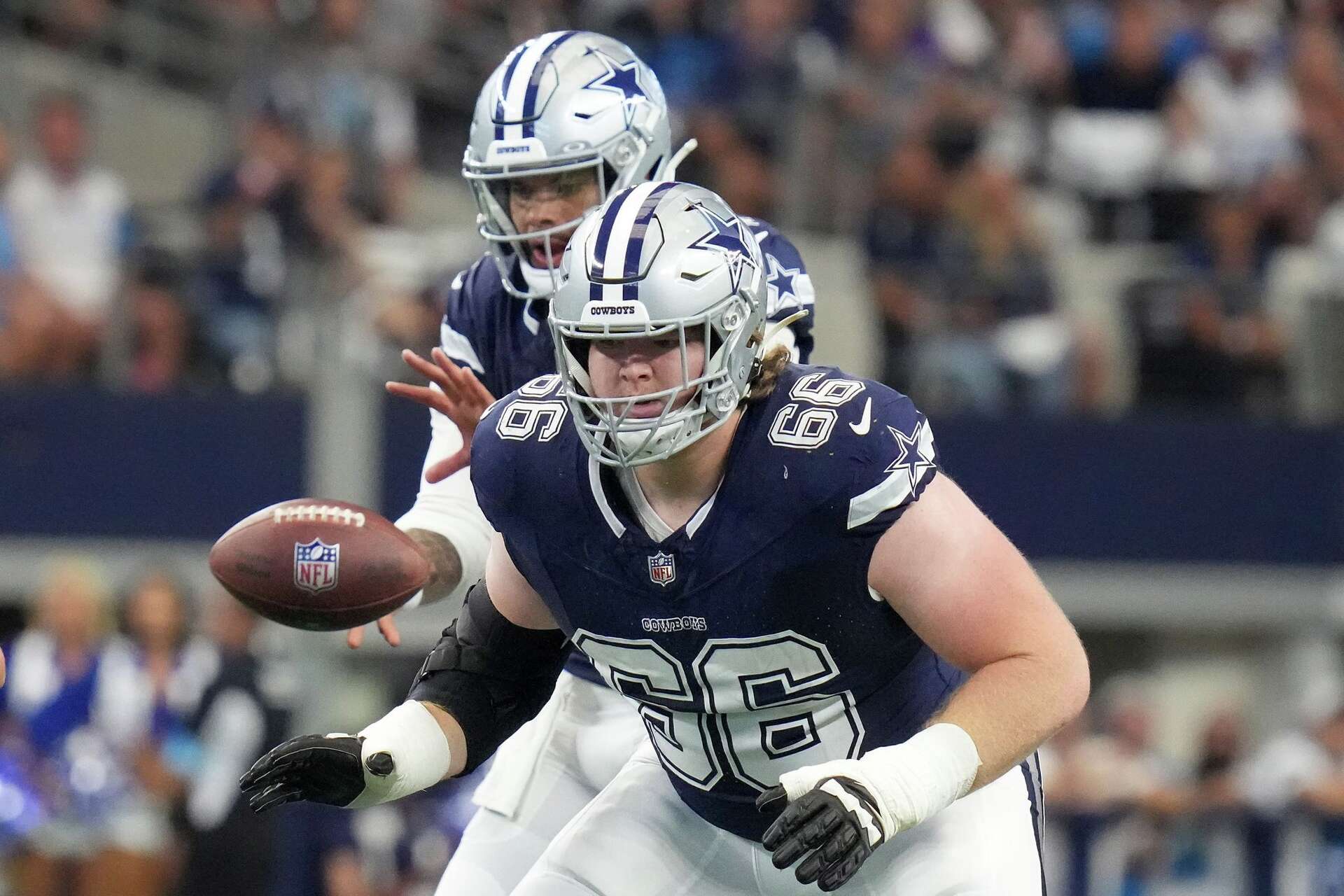Cowboys OL T.J. Bass signs second-round tender, report says