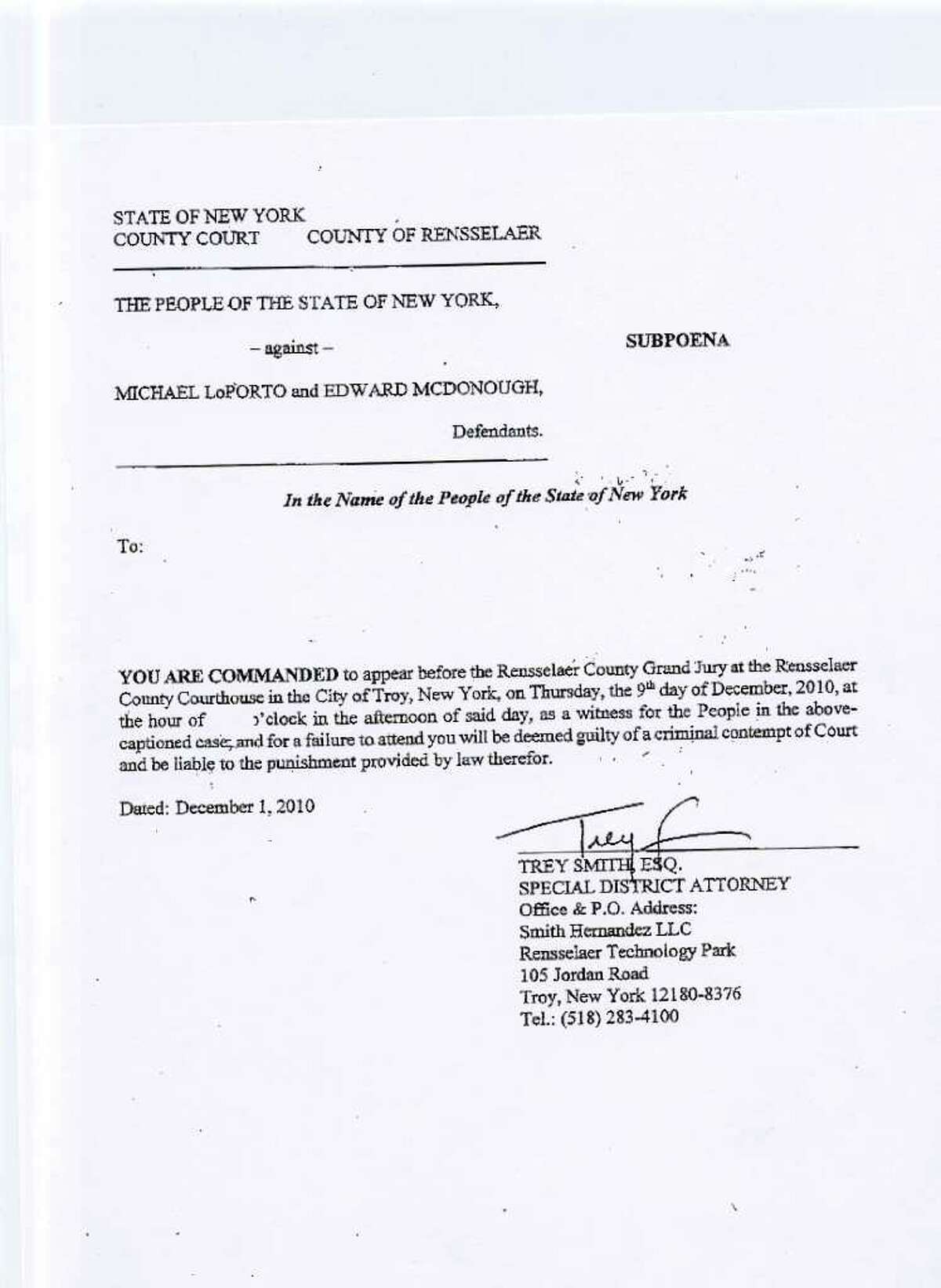 Two named in ballot case subpoenas