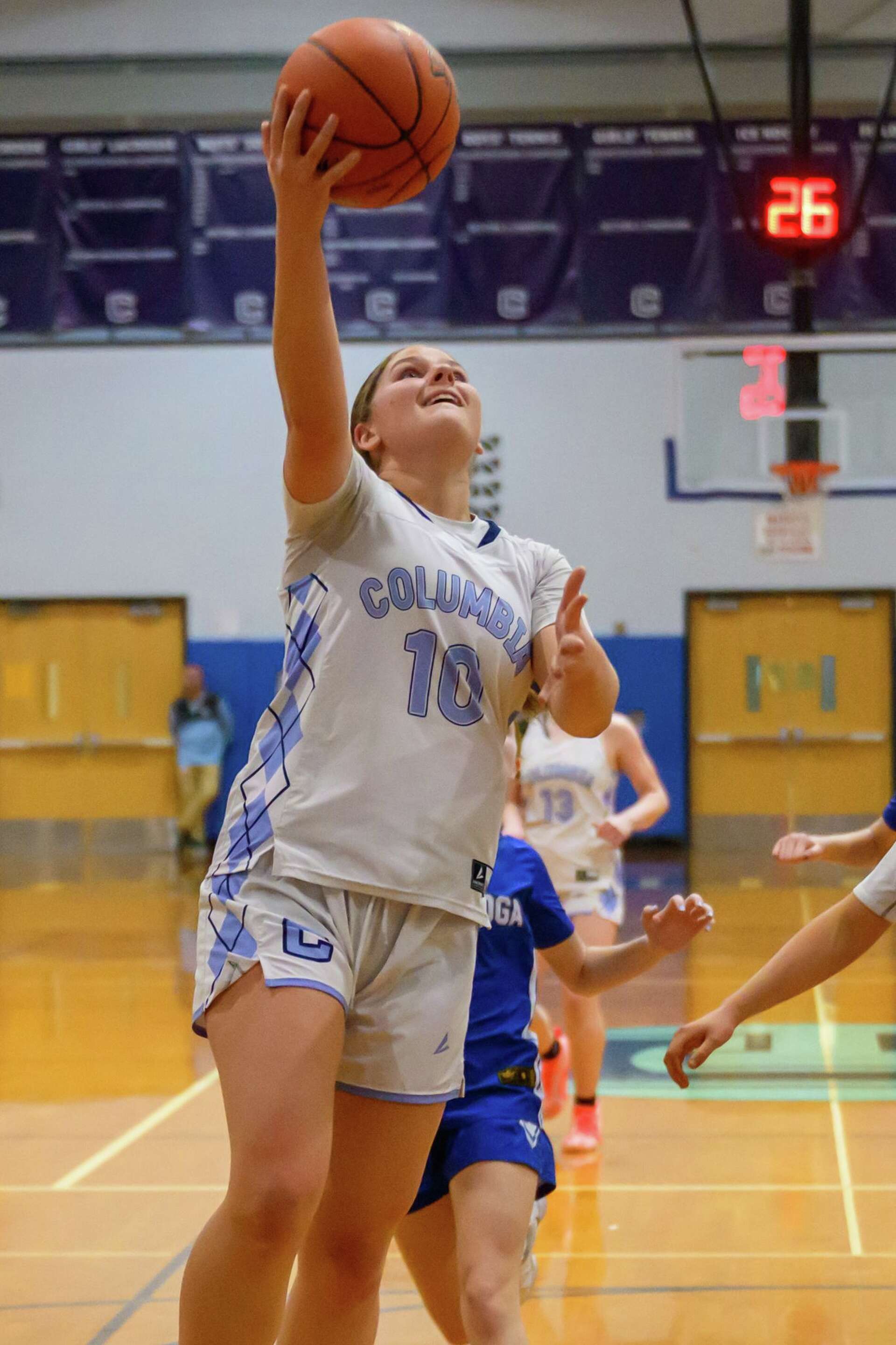 Rainville, Columbia girls beat Saratoga in Section 2 basketball