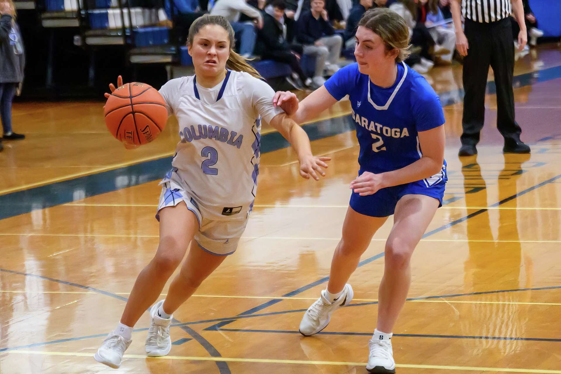 Rainville, Columbia girls beat Saratoga in Section 2 basketball